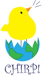 Chirp! logo - Hannah West Web Design