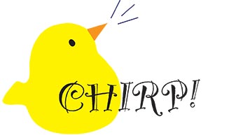 Chirp! logo ⋆ Hannah West Web Design
