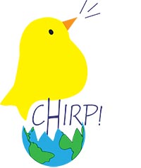 Chirp! logo ⋆ Hannah West Web Design